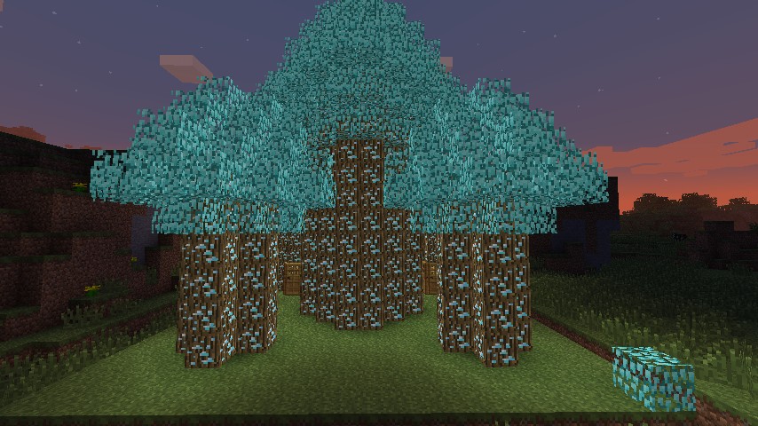 Elven Tree Ore Palace Minecraft Map