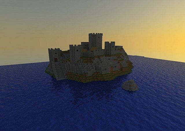 Small castle made inbetween lessons Minecraft Map