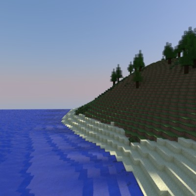 Pine Island (Terraformed Landscape) Minecraft Map