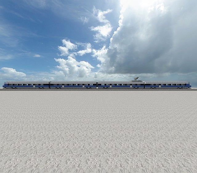 NSB Type 73 Train 1:1 Scale Minecraft Map