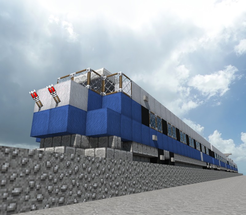 NSB Type 73 Train 1:1 Scale Minecraft Map