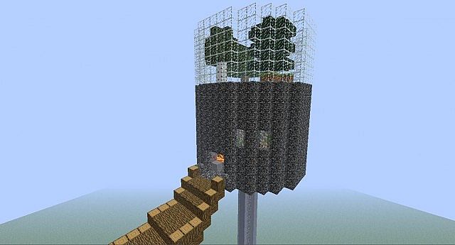 Floating Cylinder Survival Minecraft Map