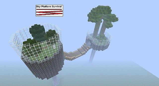 Floating Cylinder Survival Minecraft Map