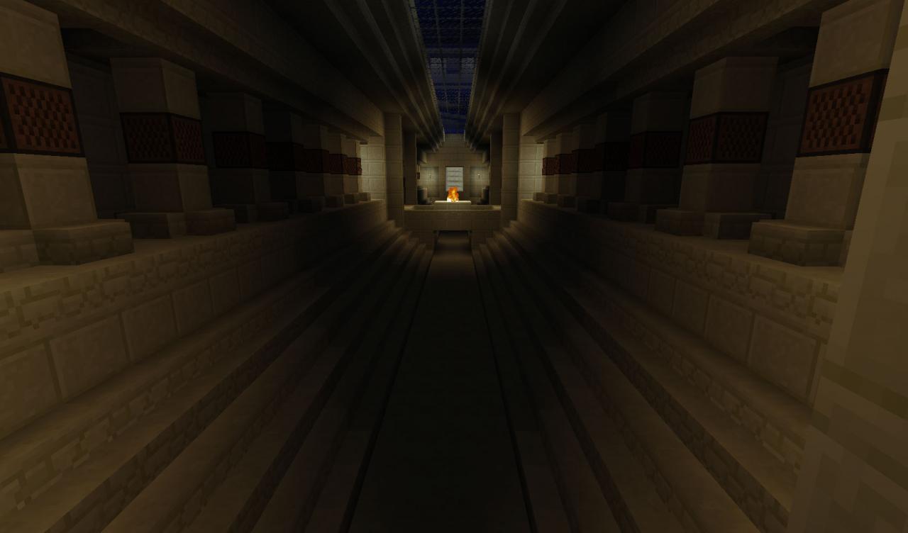 Sand Temple PVP Team Fortress MAP Minecraft Map