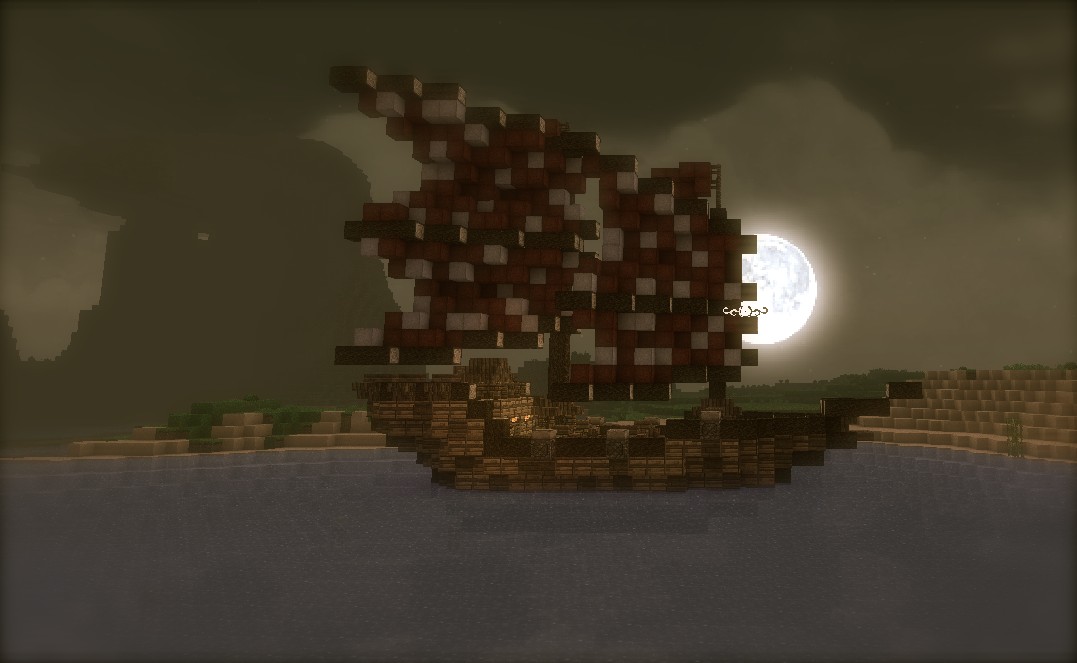 old chinese sail ship Minecraft Map