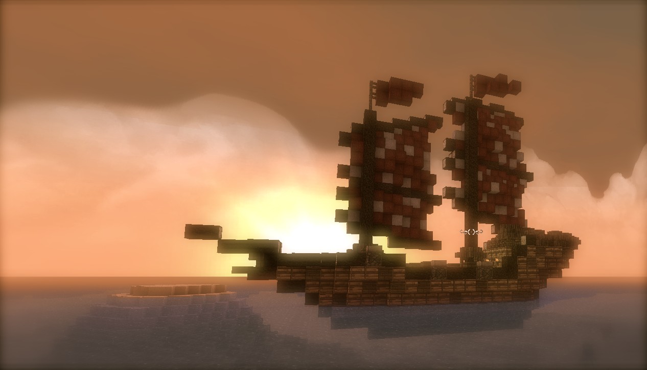 old chinese sail ship Minecraft Map