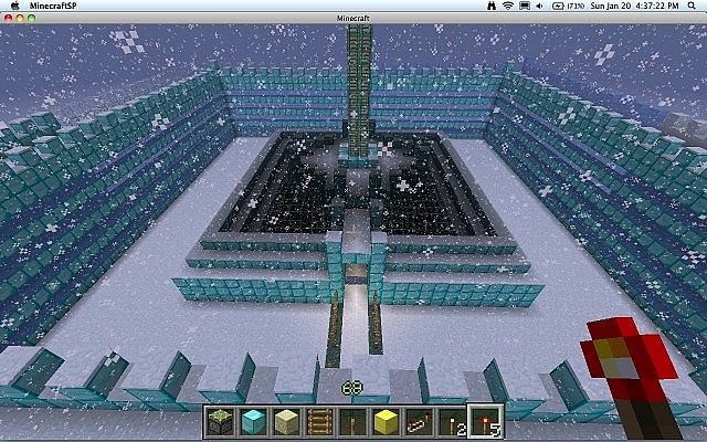 Snow castle Minecraft Map