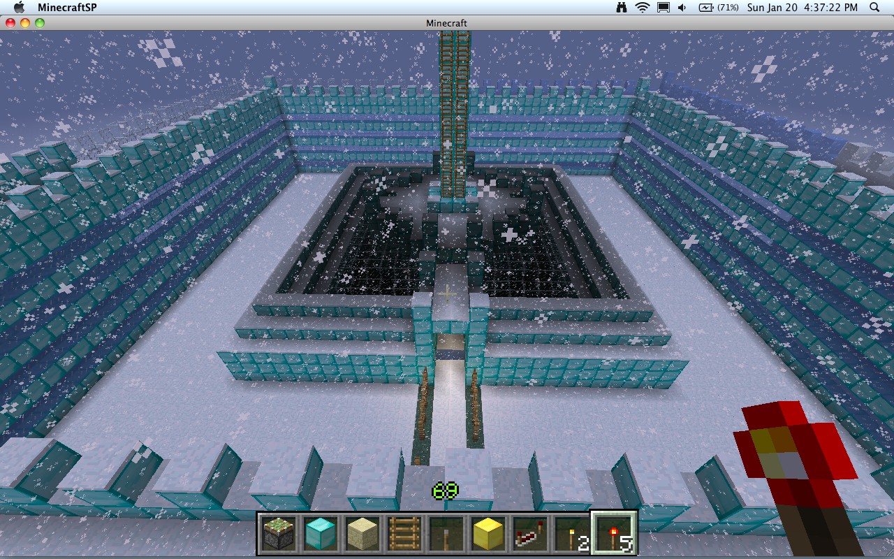 Snow castle Minecraft Map