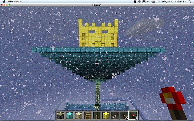 Snow castle Minecraft Map