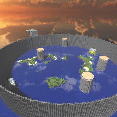 Mob Battle towers PvP map Minecraft Map