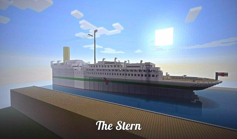 HMHS Aquitania Minecraft Map