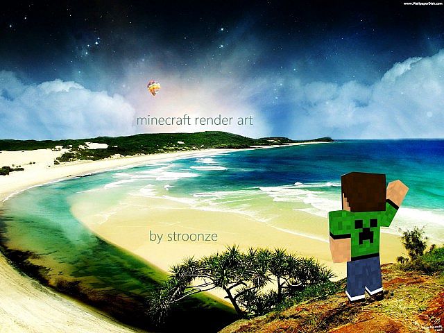 Minecraft Render Art