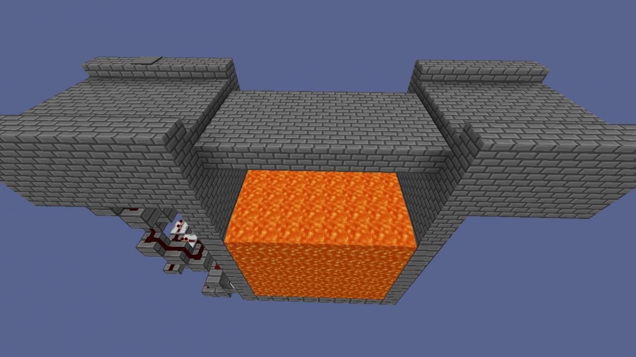 Ghost block drawbridge Minecraft Map