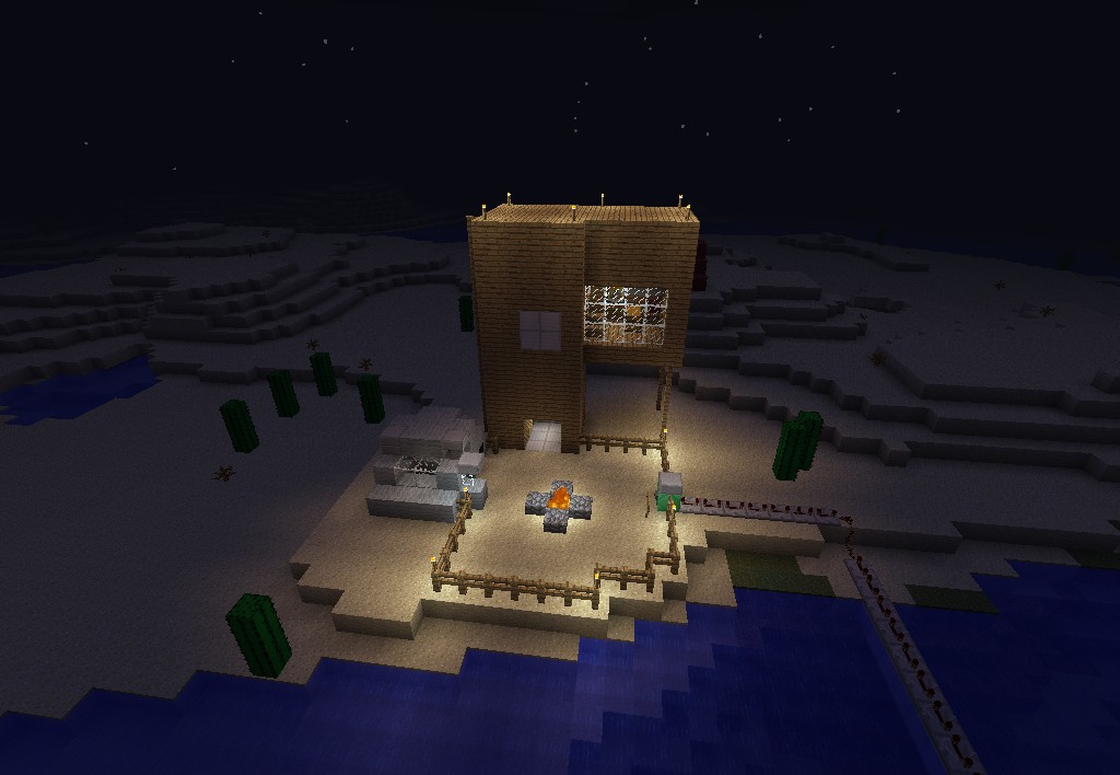 firework show Minecraft Map