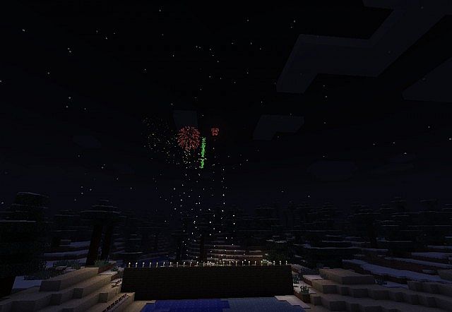 firework show Minecraft Map