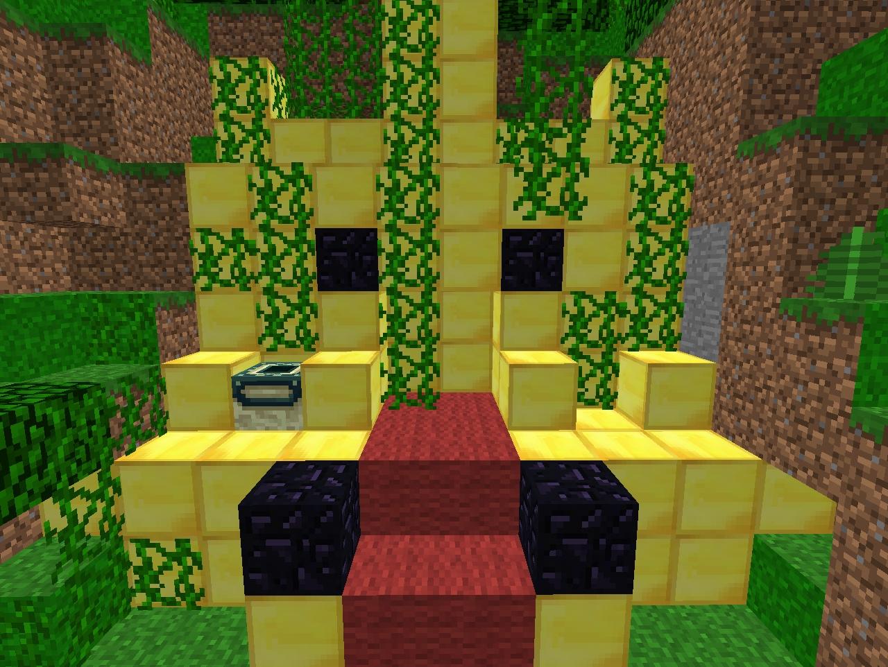 Golden temple Minecraft Map