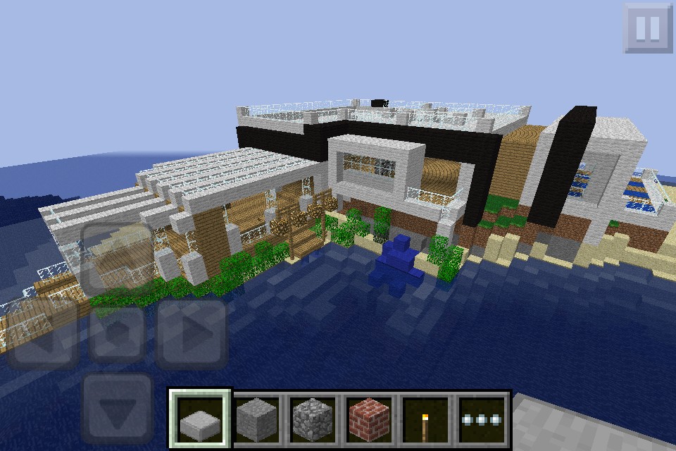 Modern Island resort -modern house Minecraft Map