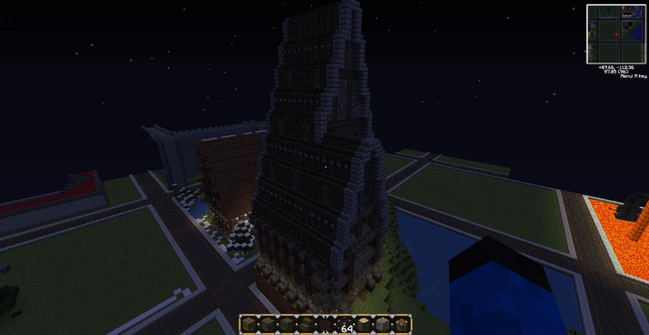 my 3rd creative-node plot Minecraft Map