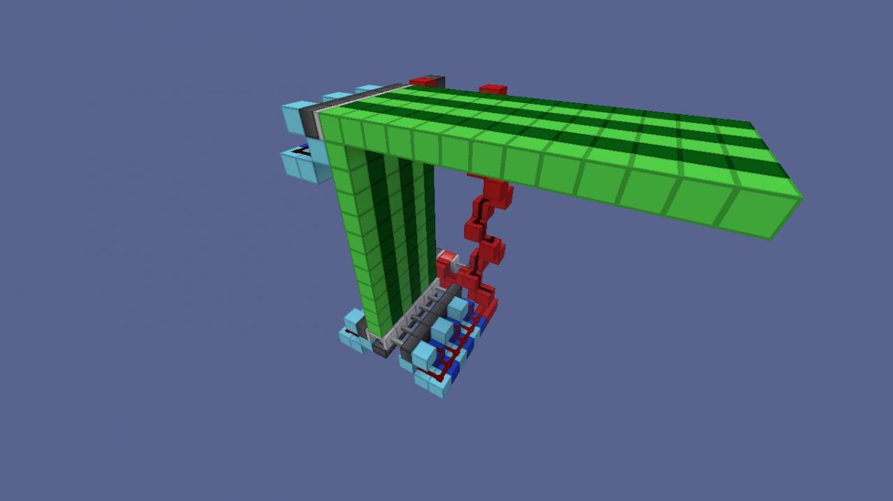 Ghost block drawbridge Minecraft Map