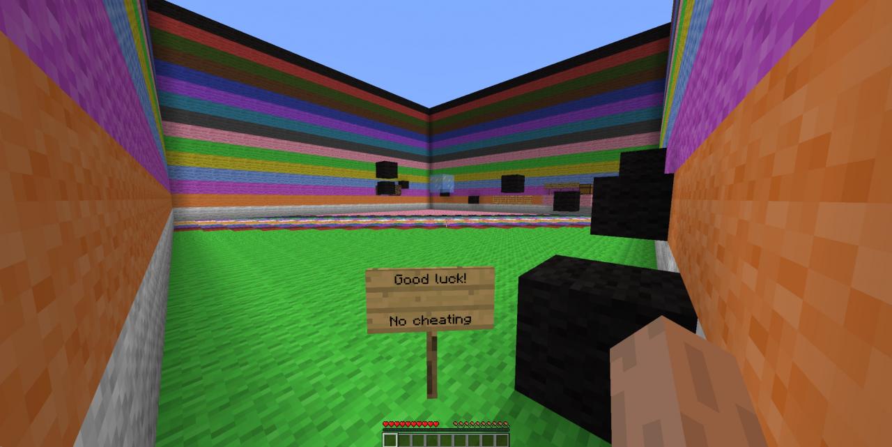 Rainbow Parkour Minecraft Map