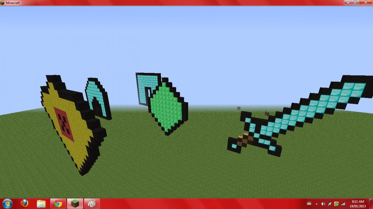 Pixel Art Minecraft Map