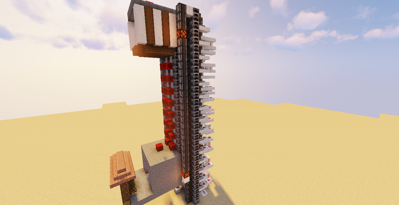YK 3x3 MC Realistic Elevator Minecraft Map