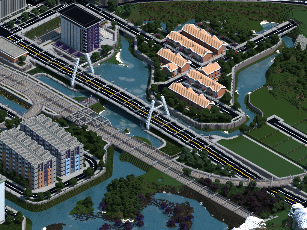 Mineopolis and the Countryside | Huge Realistic Modern City with ...