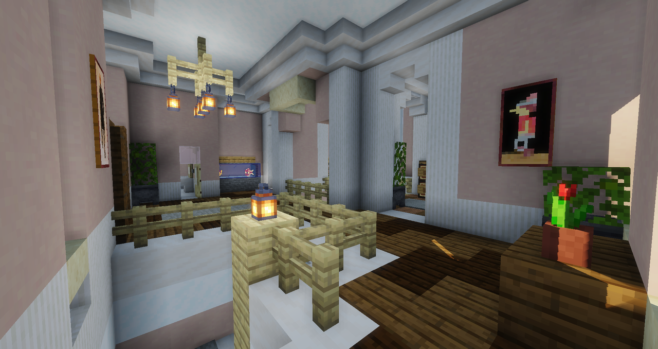 The Blue Lakes - Interior Decorators Minecraft Detail Contest Minecraft Map