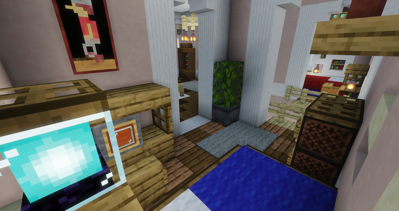 The Blue Lakes - Interior Decorators Minecraft Detail Contest Minecraft Map