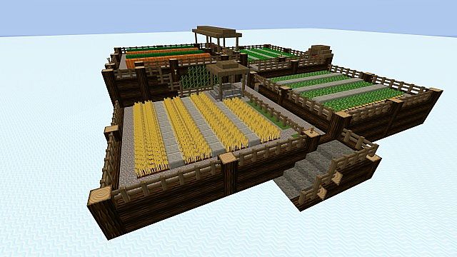 Elevated farm Minecraft Project