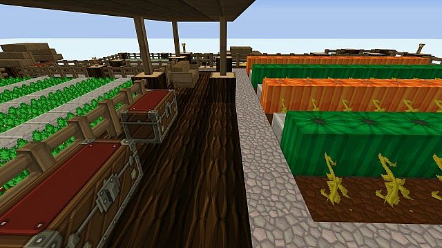 Elevated farm Minecraft Map