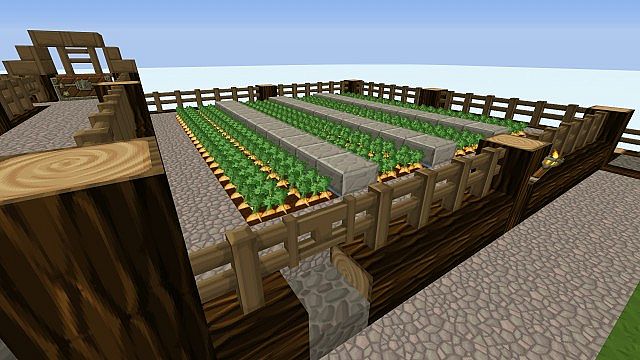 Elevated farm Minecraft Map