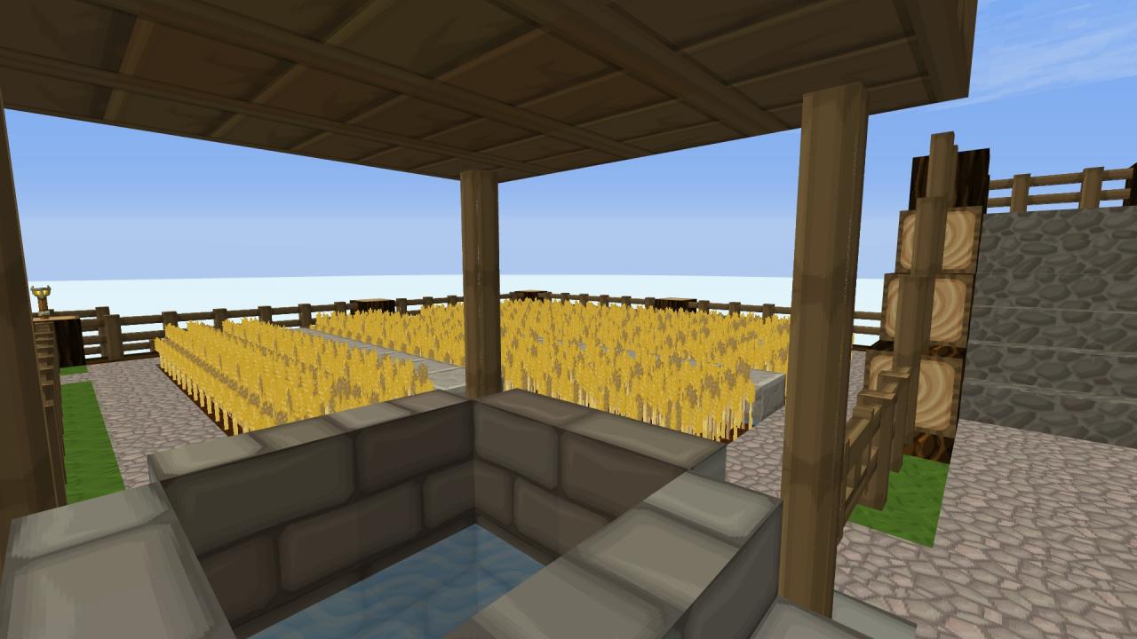 Elevated farm Minecraft Map