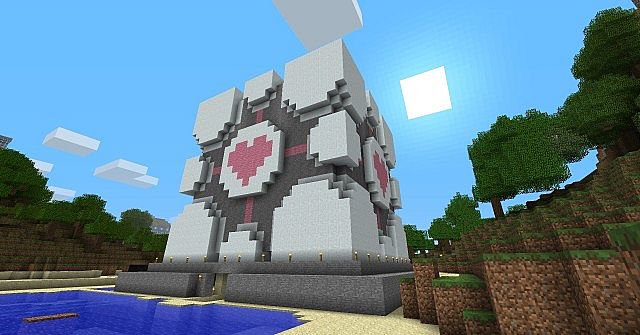 Companion Cube Minecraft Map