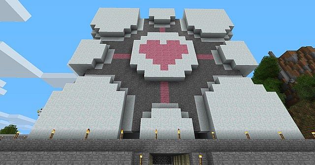Companion Cube Minecraft Map