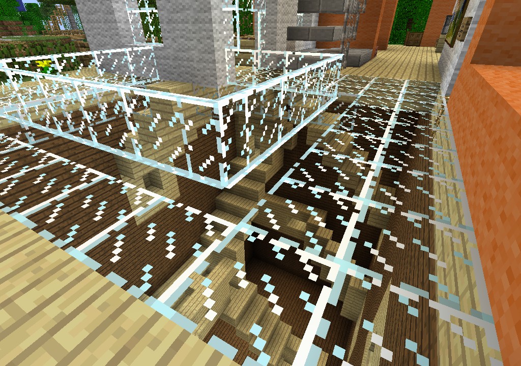 Modern House with presentable Art Gallery Minecraft Map