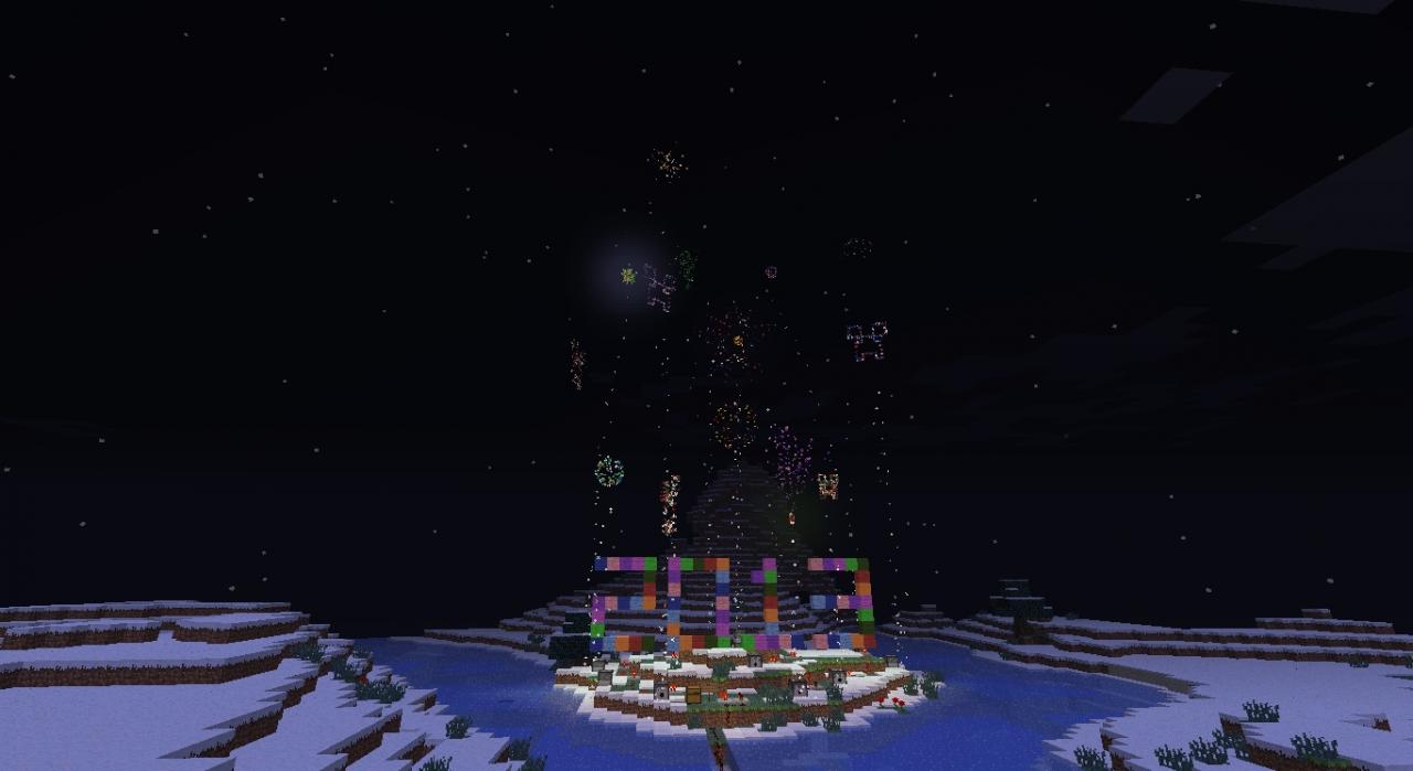 New Year's Fireworks Display!!! Minecraft Map