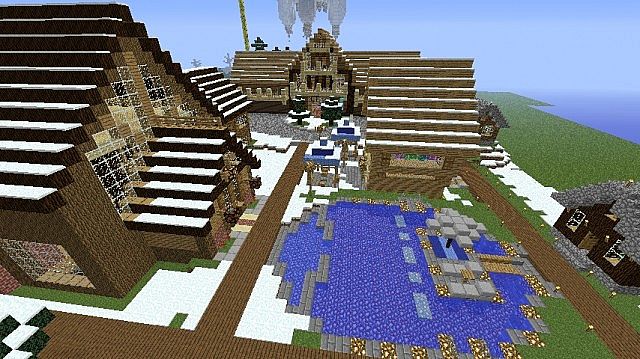 OverCast Ski Resort Minecraft Map