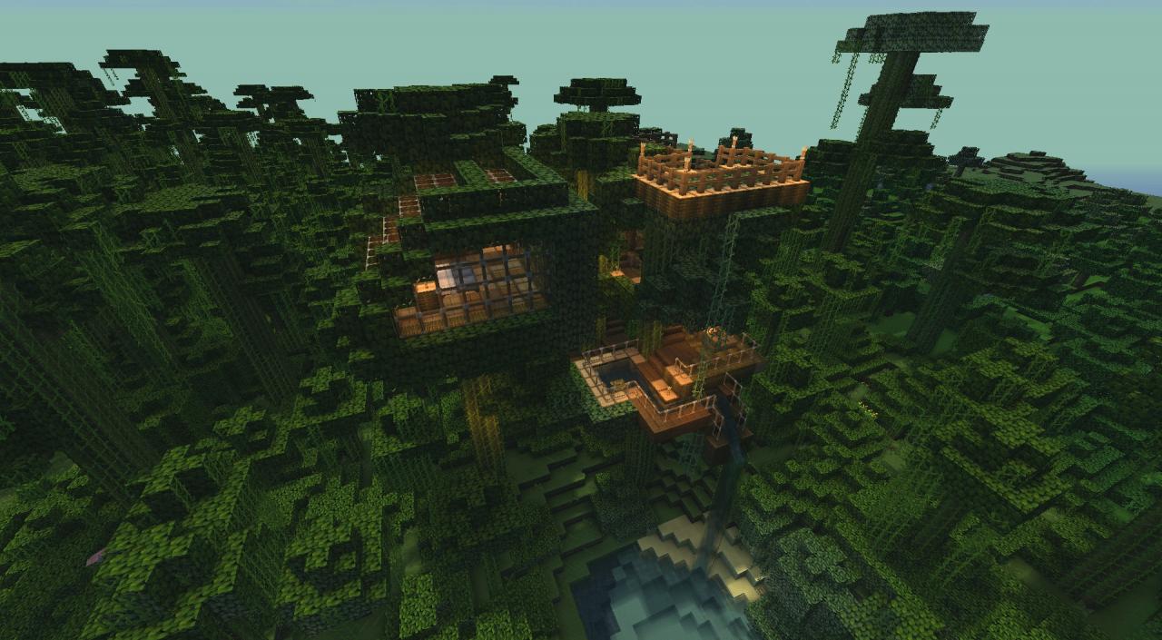 Timber Tops Tree House Minecraft Map
