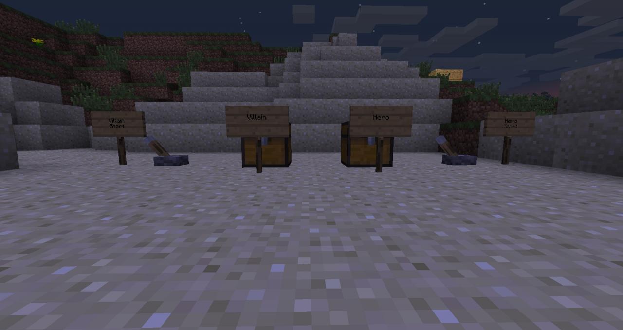 Hero vs. Villain Minecraft Map