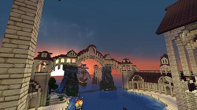 Elven Port Kingdom Minecraft Map