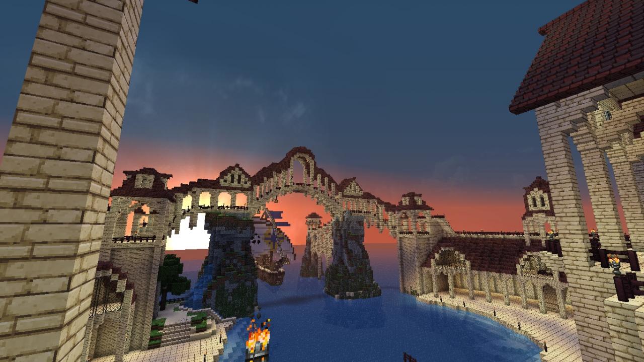 Elven Port Kingdom Minecraft Map