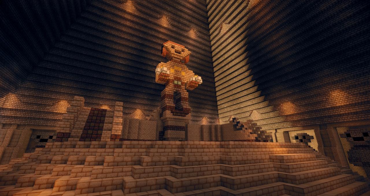 Sinister pyramid of evil Minecraft Map