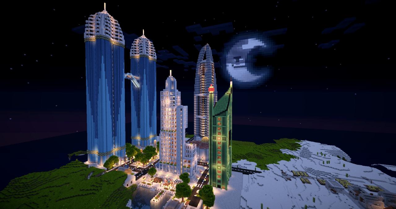 New Sunfield City [Modern City Project](v.0.0.6) Minecraft Map
