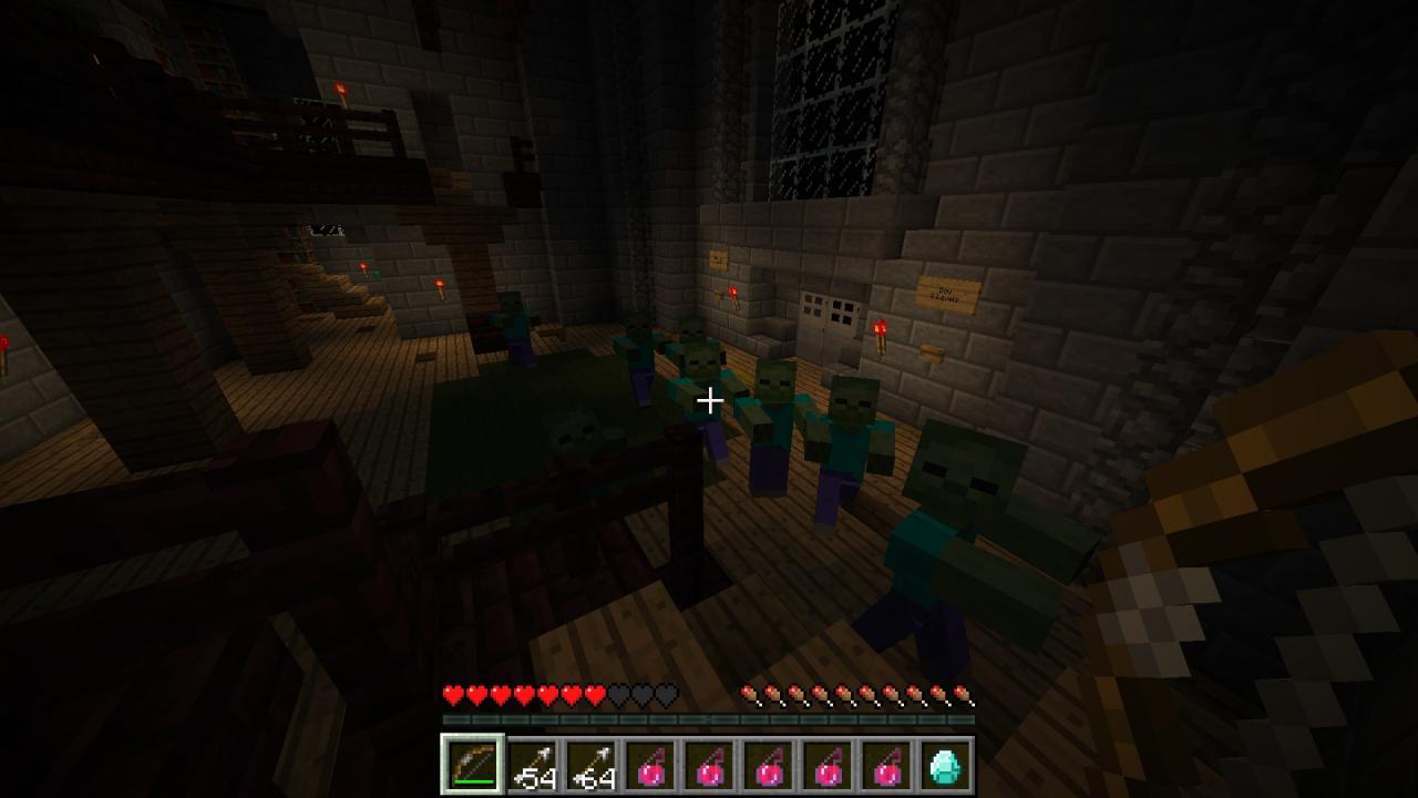 Mine-Ops: Zombies Minecraft Map