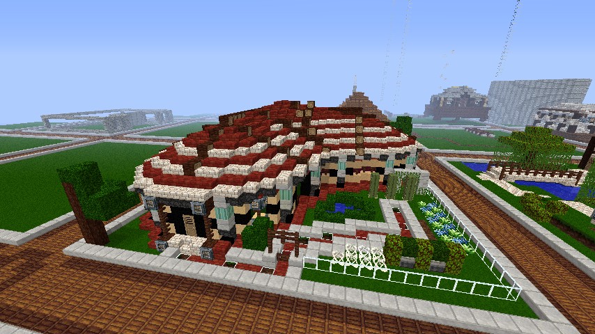 [Mysidia Server Build] Geometry House Minecraft Map