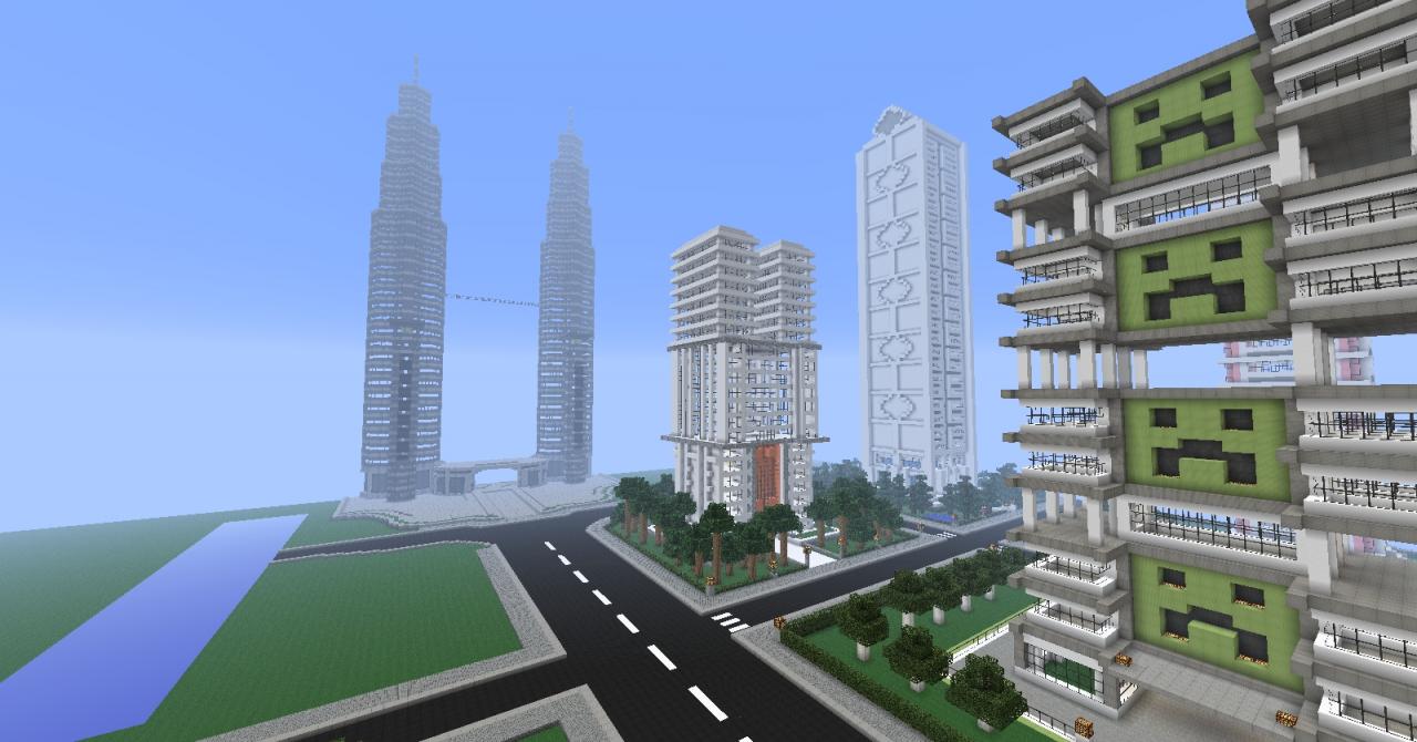 creeper tower Minecraft Map