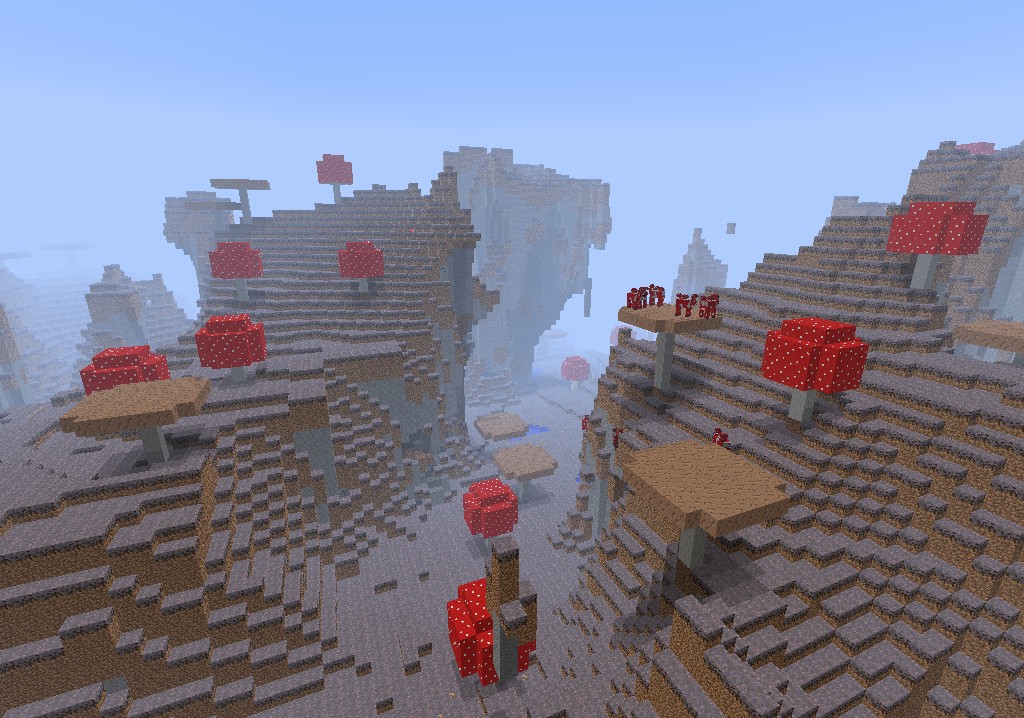 Mushroom biome Minecraft Project