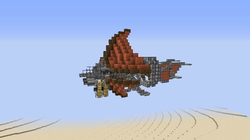 Saburian Gunship Minecraft Map