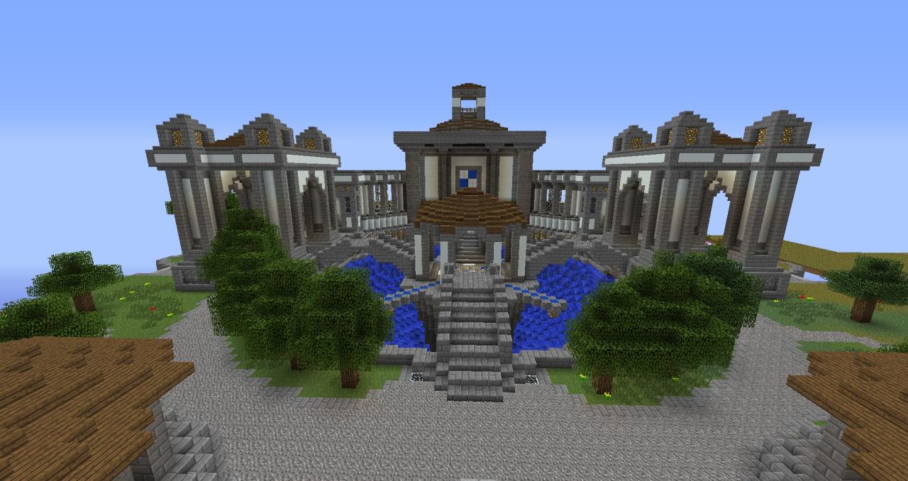 Epic Spawn Building 1.4.7 MCEdit Schematic Minecraft Map